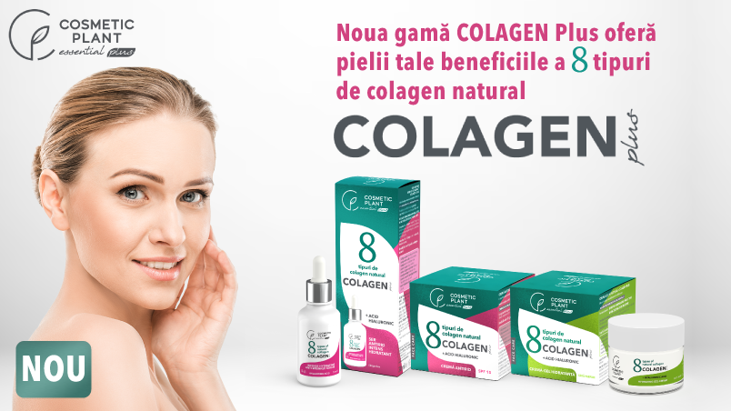 COSMETIC PLANT lansează gama COLAGEN Plus, cu un complex inovator de 8