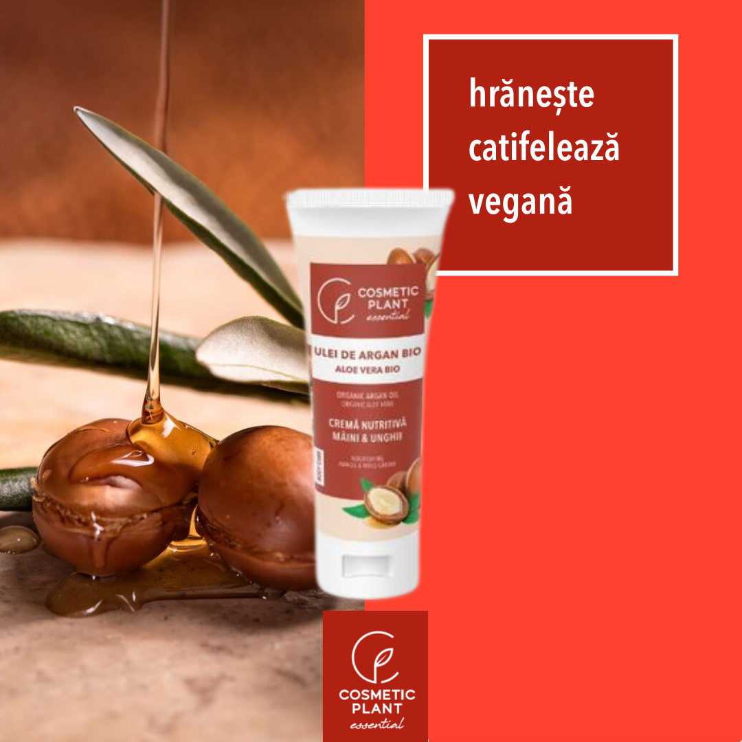 Creme maini | Cremă nutritivă mâini și unghii cu ulei de argan bio si ...